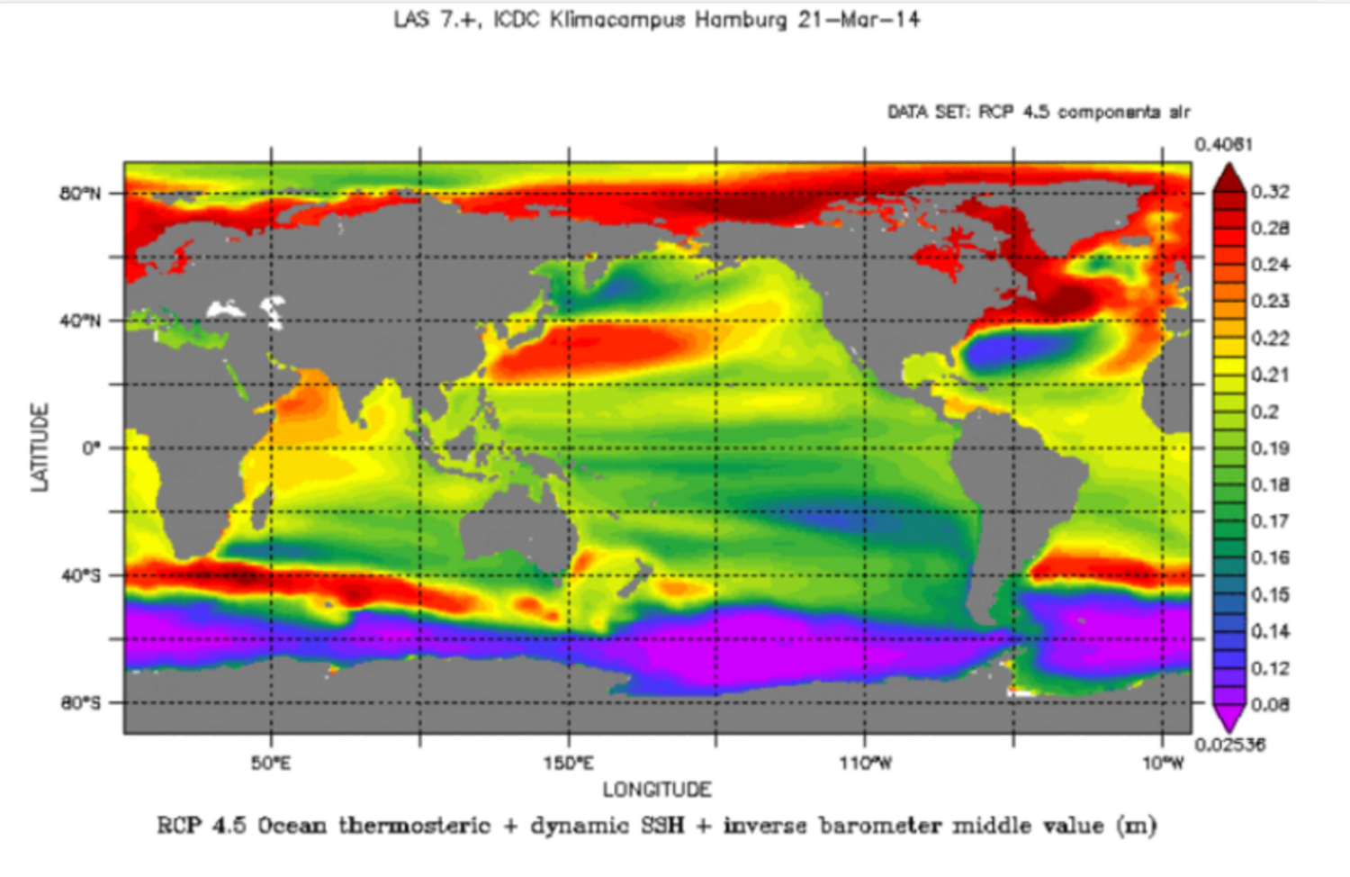 SPP Sealevel - AR5 sea level projections